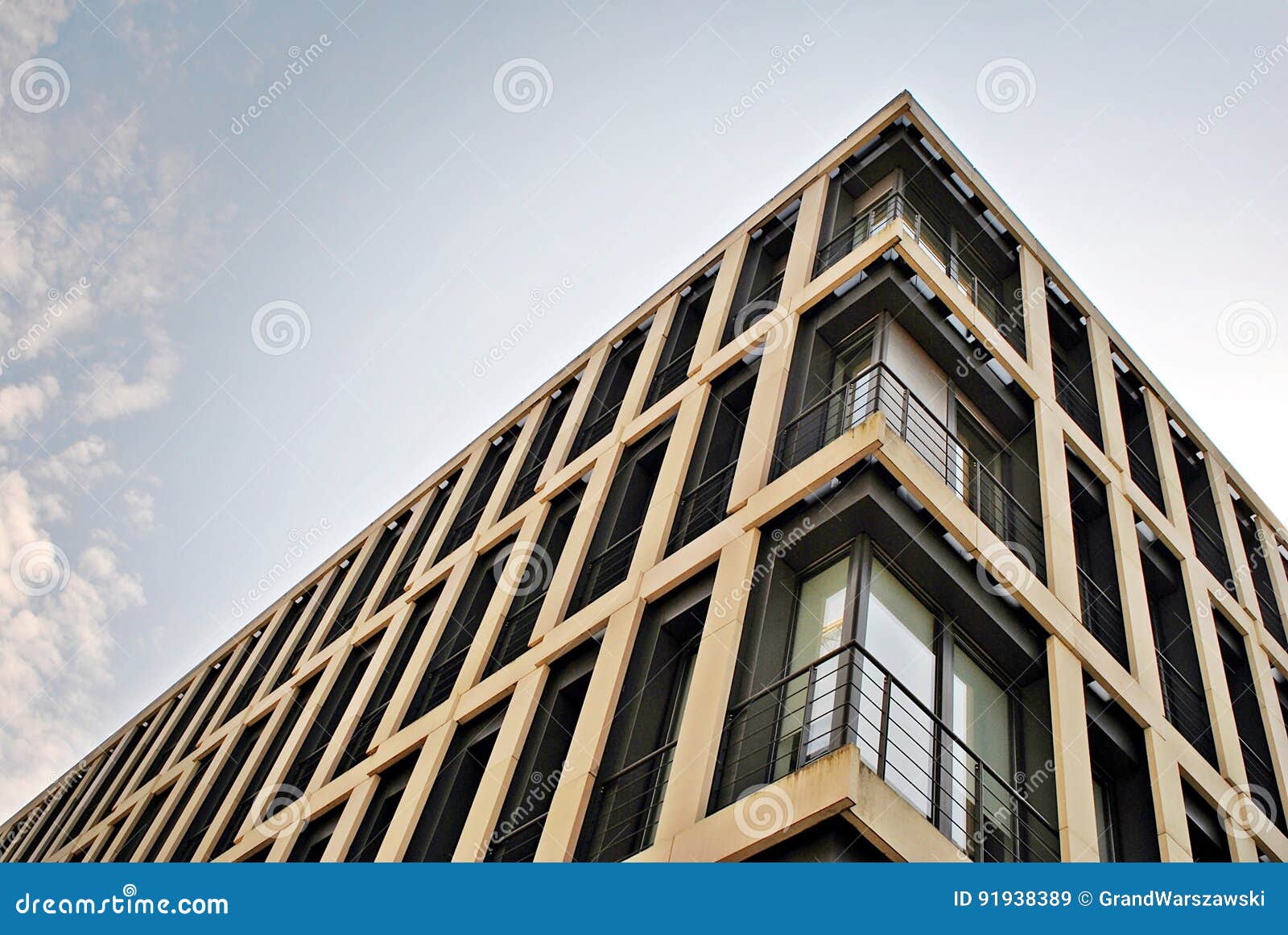 Modern office building stock image. Image of facade, details - 91938389
