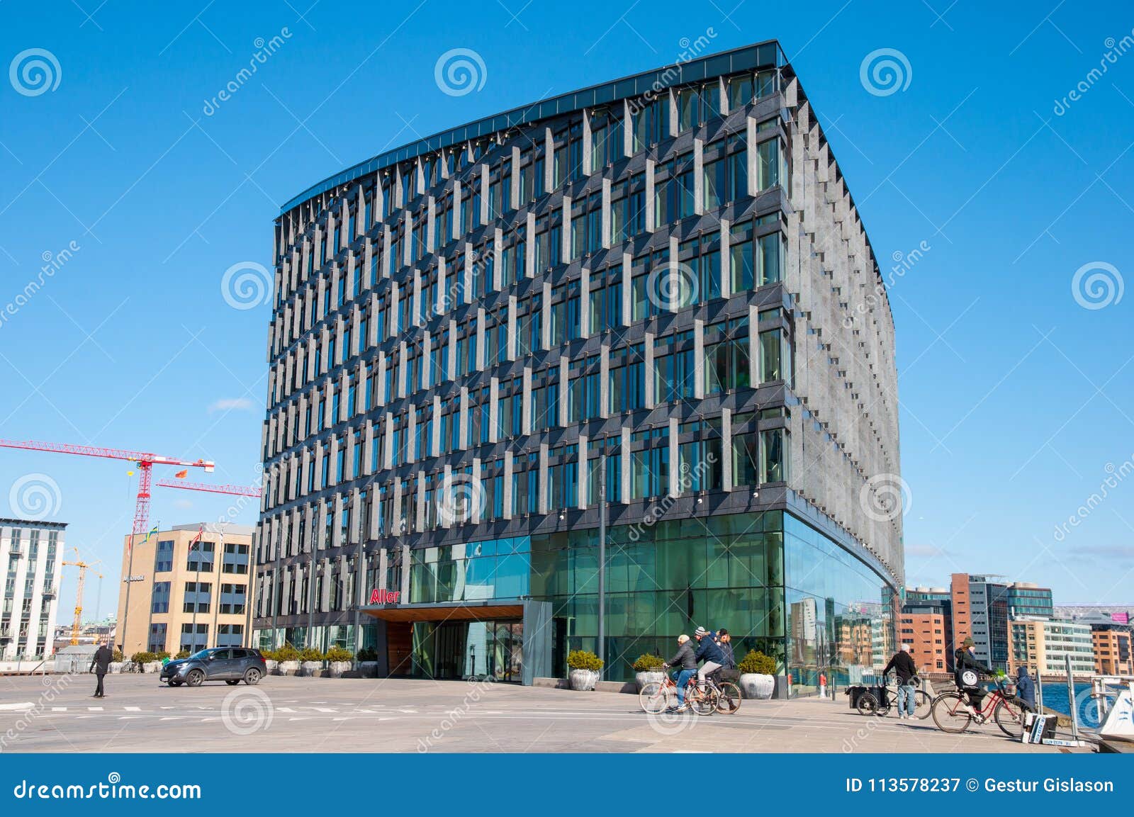 Modern Office Building in Copenhagen Editorial Photography - Image of ...