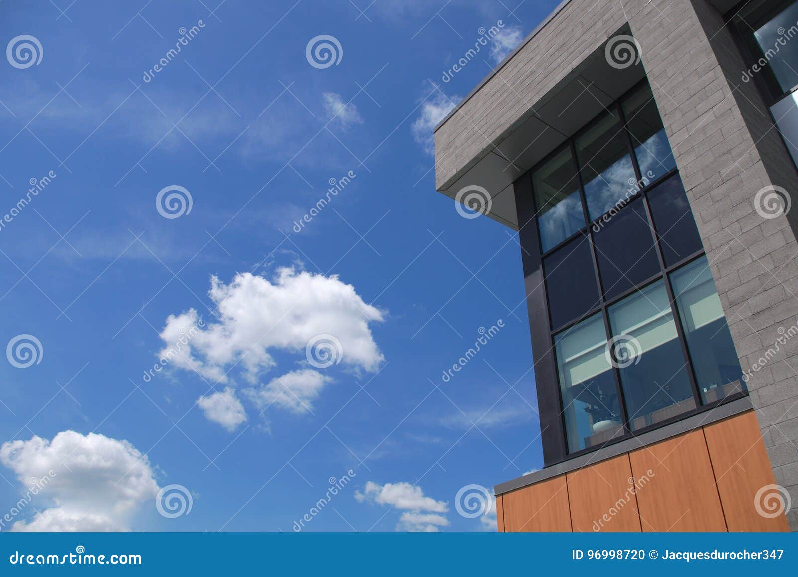 Modern Office Building Corner Business Architecture Stock Photo - Image ...