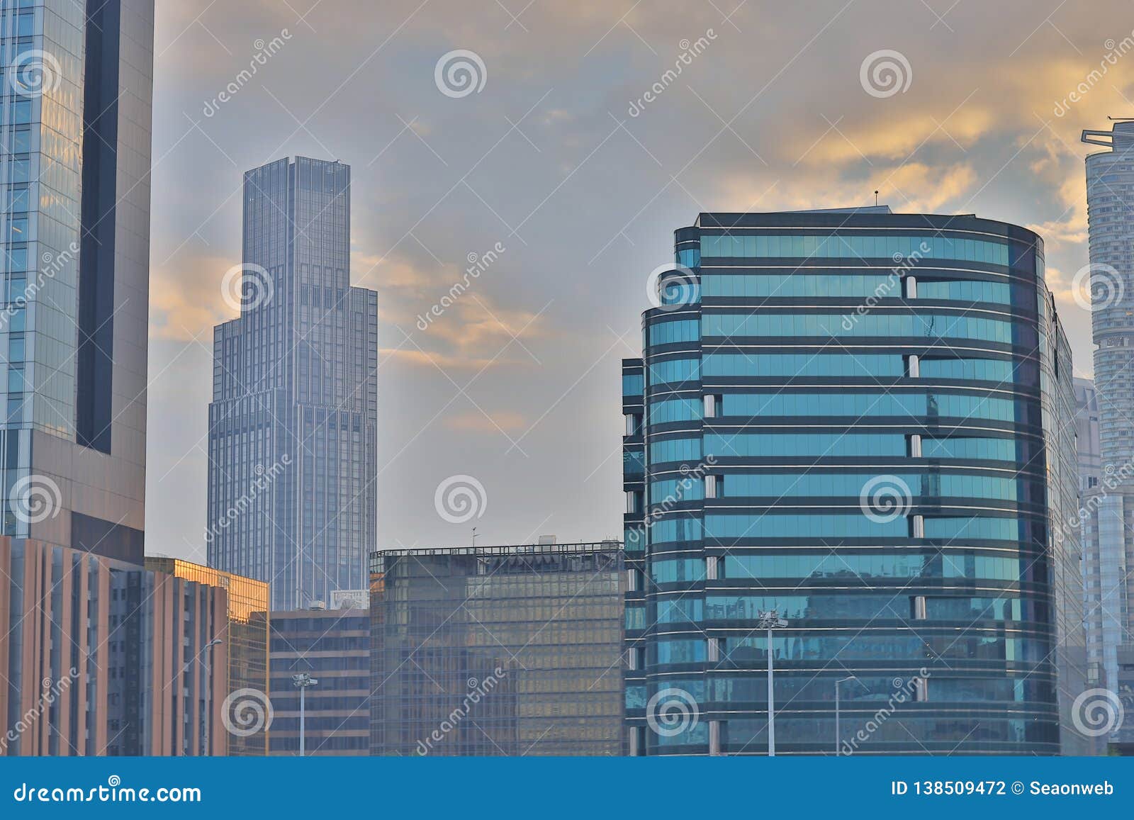A Modern Office Building Corporate Shiny Architecture Stock Photo ...