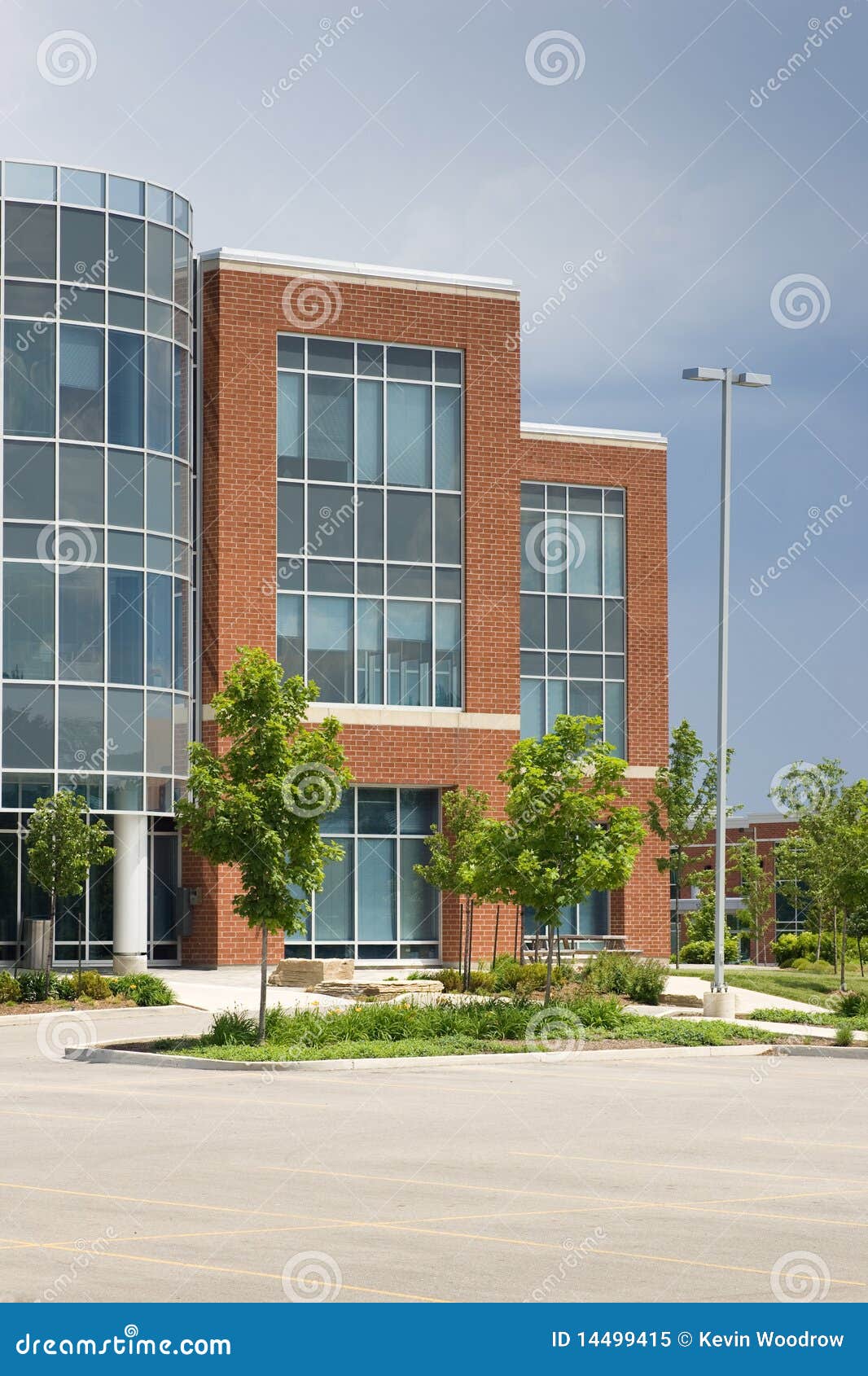 Modern Brick Office Building