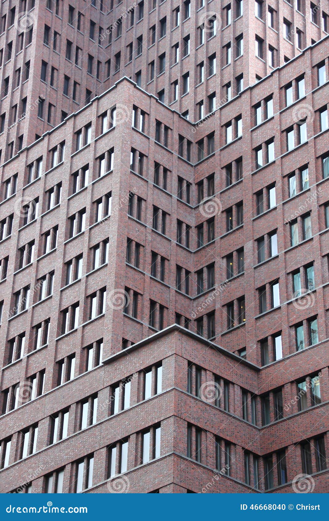 Modern Office Building Facade in Different Levels Stock Photo - Image ...