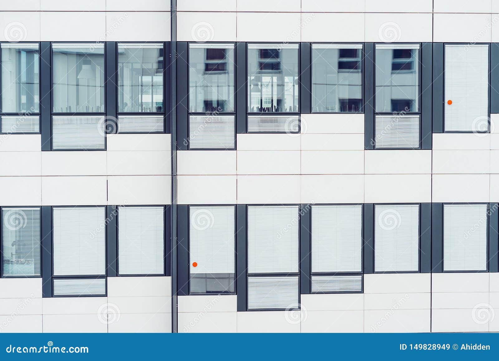 Modern Office Building Facade Stock Image - Image of office, corporate ...