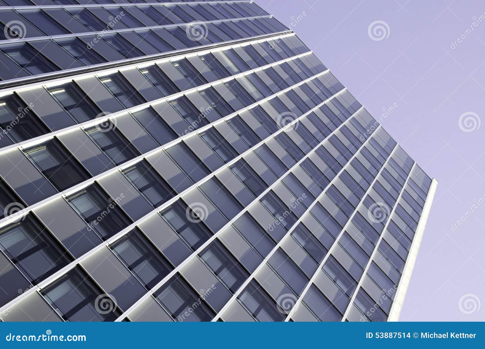 Modern Office Building with Glas Cladding Stock Photo - Image of ...