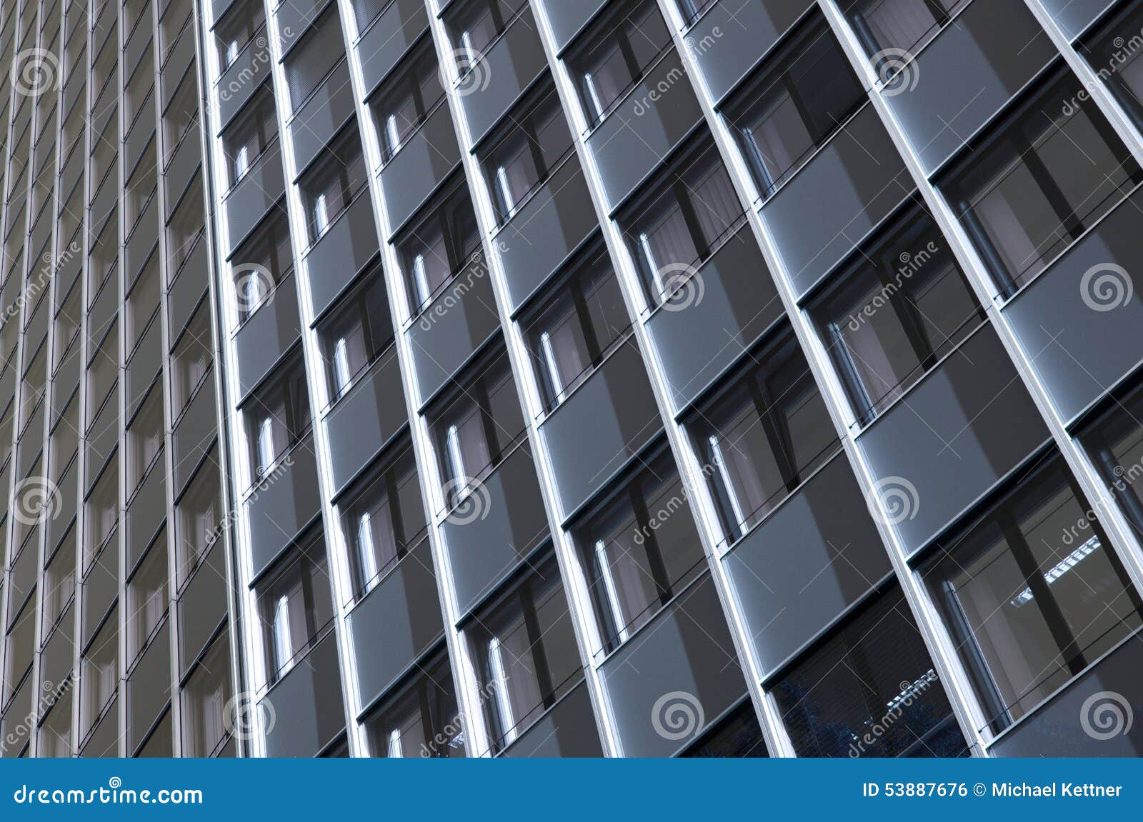 Modern Office Building with Glas Cladding Stock Photo - Image of ...