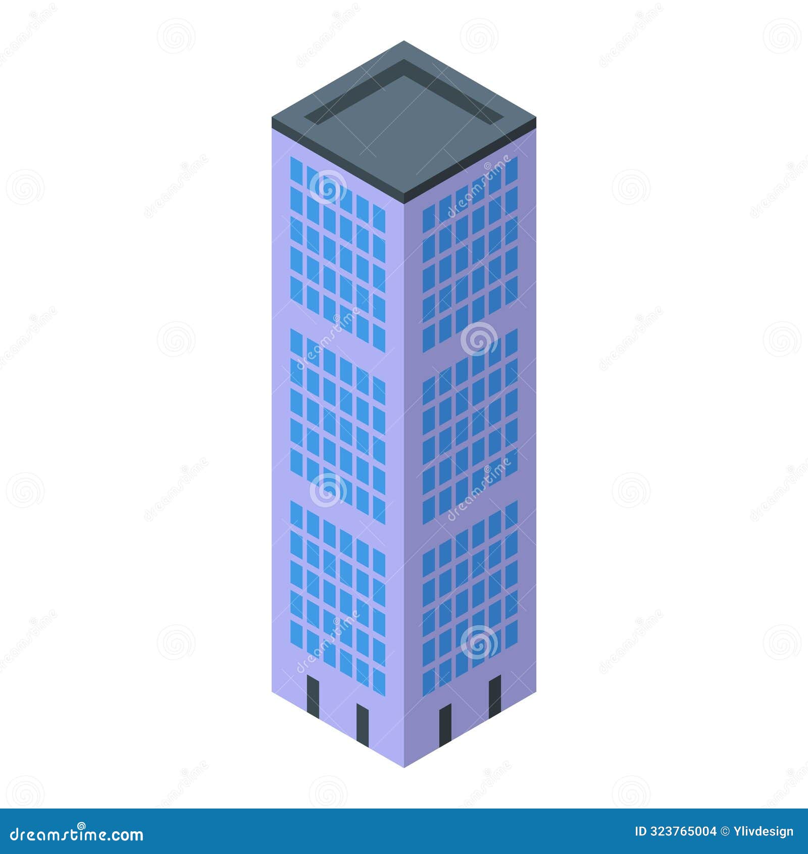 Modern Office Building with Glass Windows Representing Corporate ...