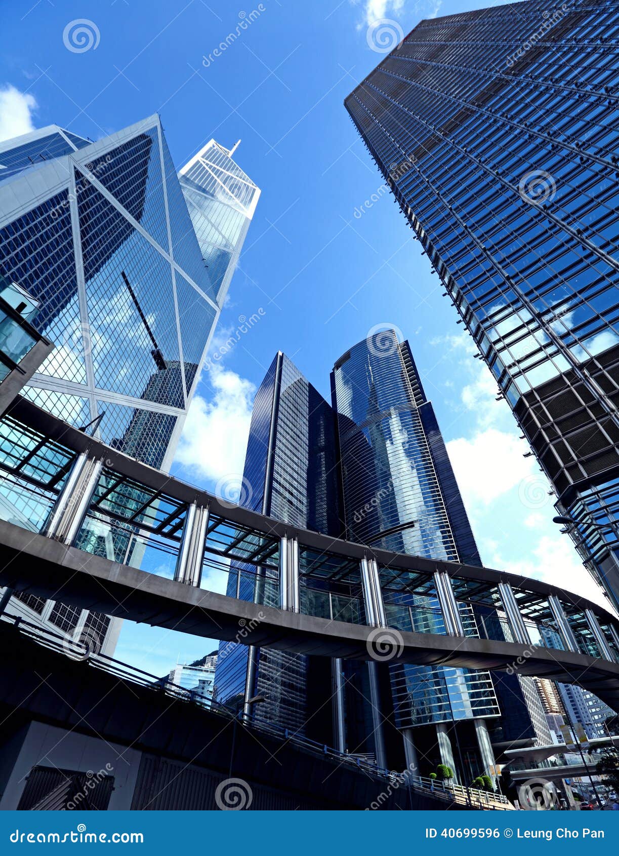 Modern Office Building in Hong Kong Stock Photo - Image of district ...