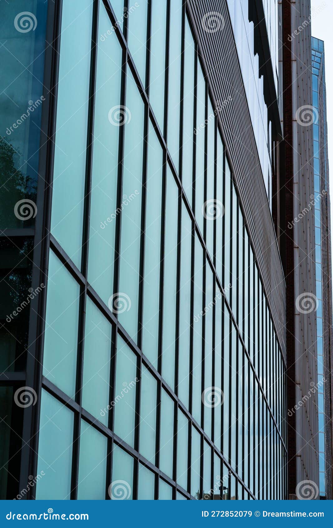 Modern Office Building with Multiple Windows Stock Image - Image of ...