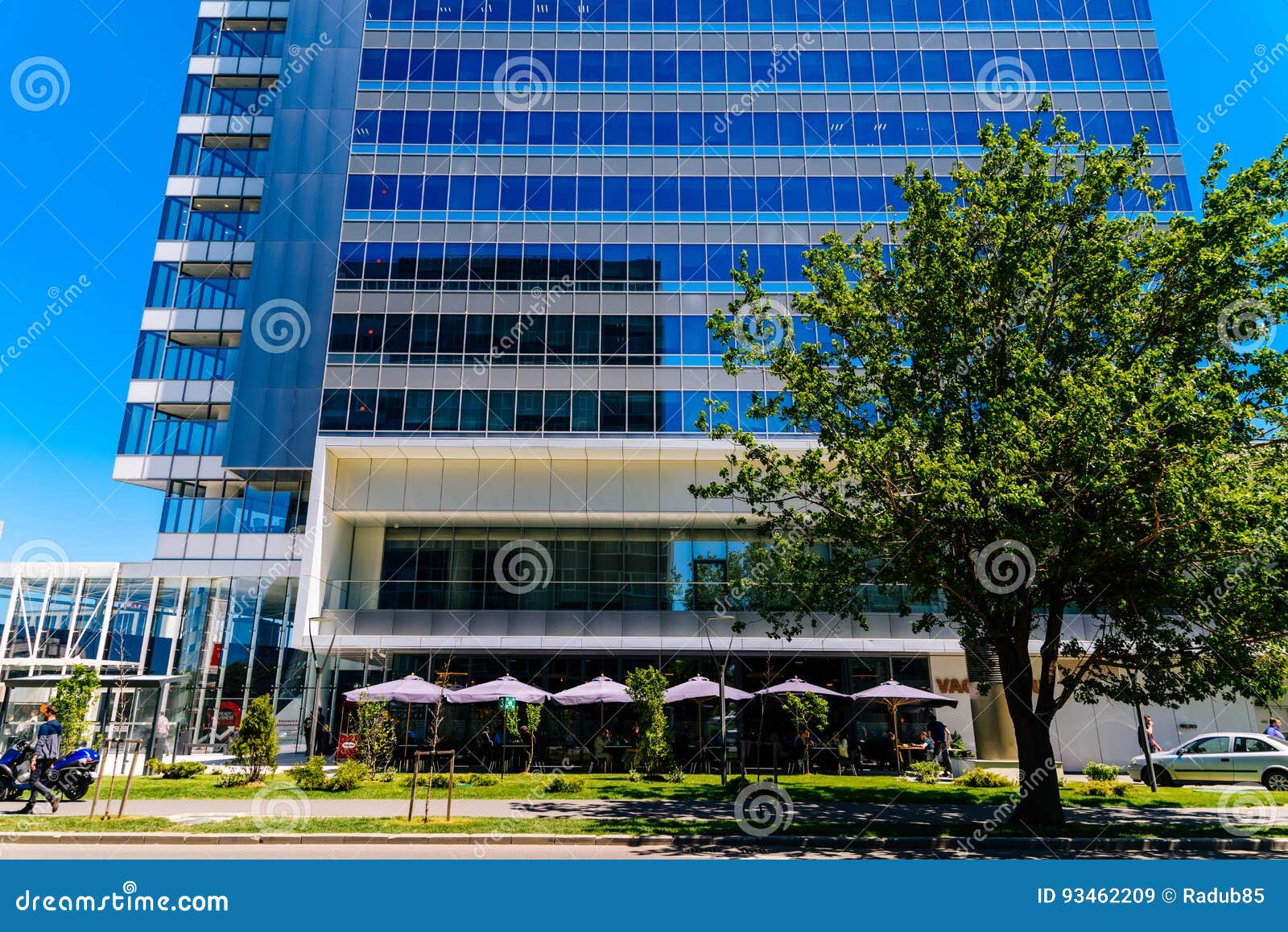 Modern Office Building in North District of Bucharest City Editorial ...