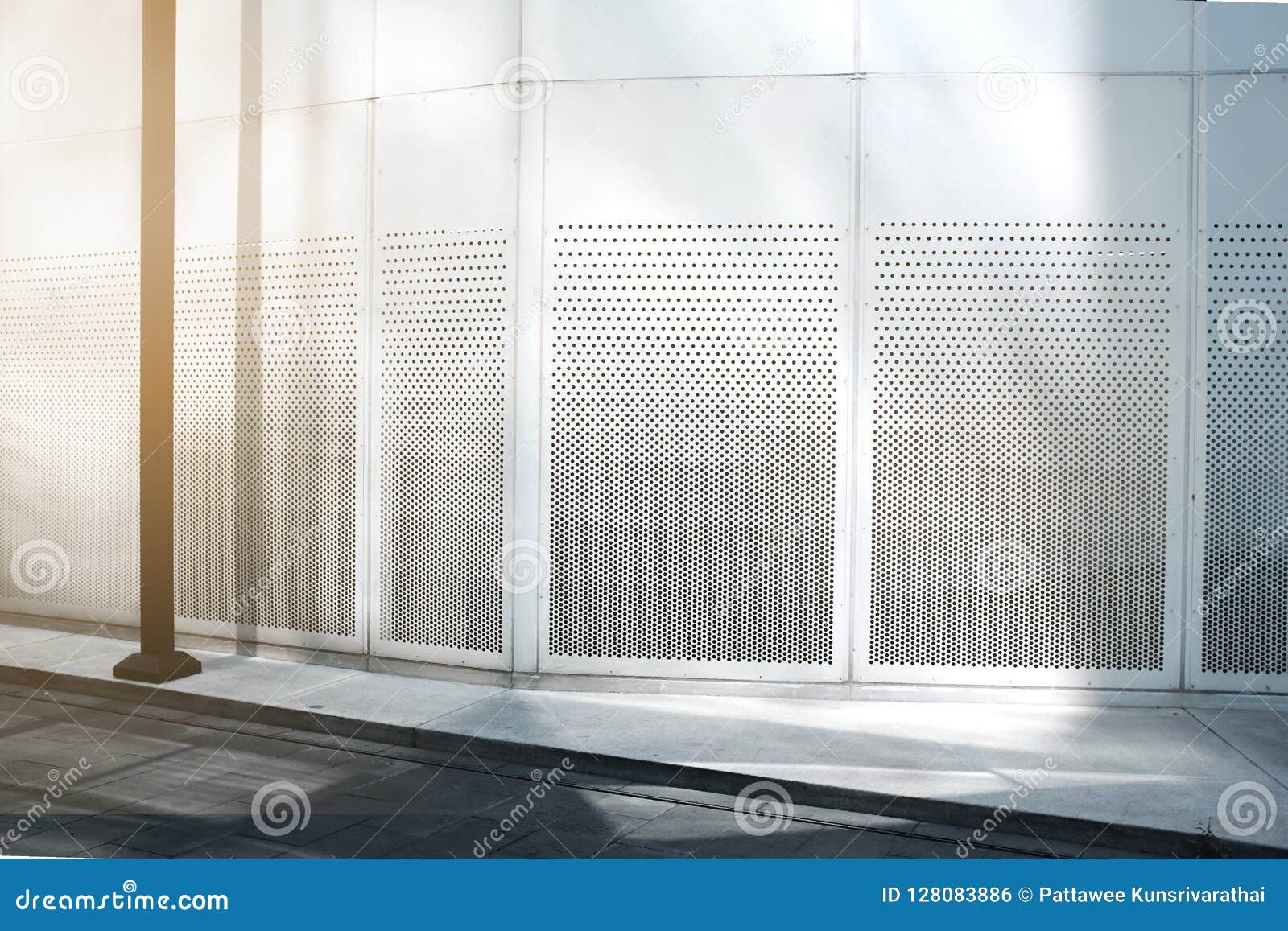 Modern Office Building Outdoor and Empty Stock Photo - Image of design ...