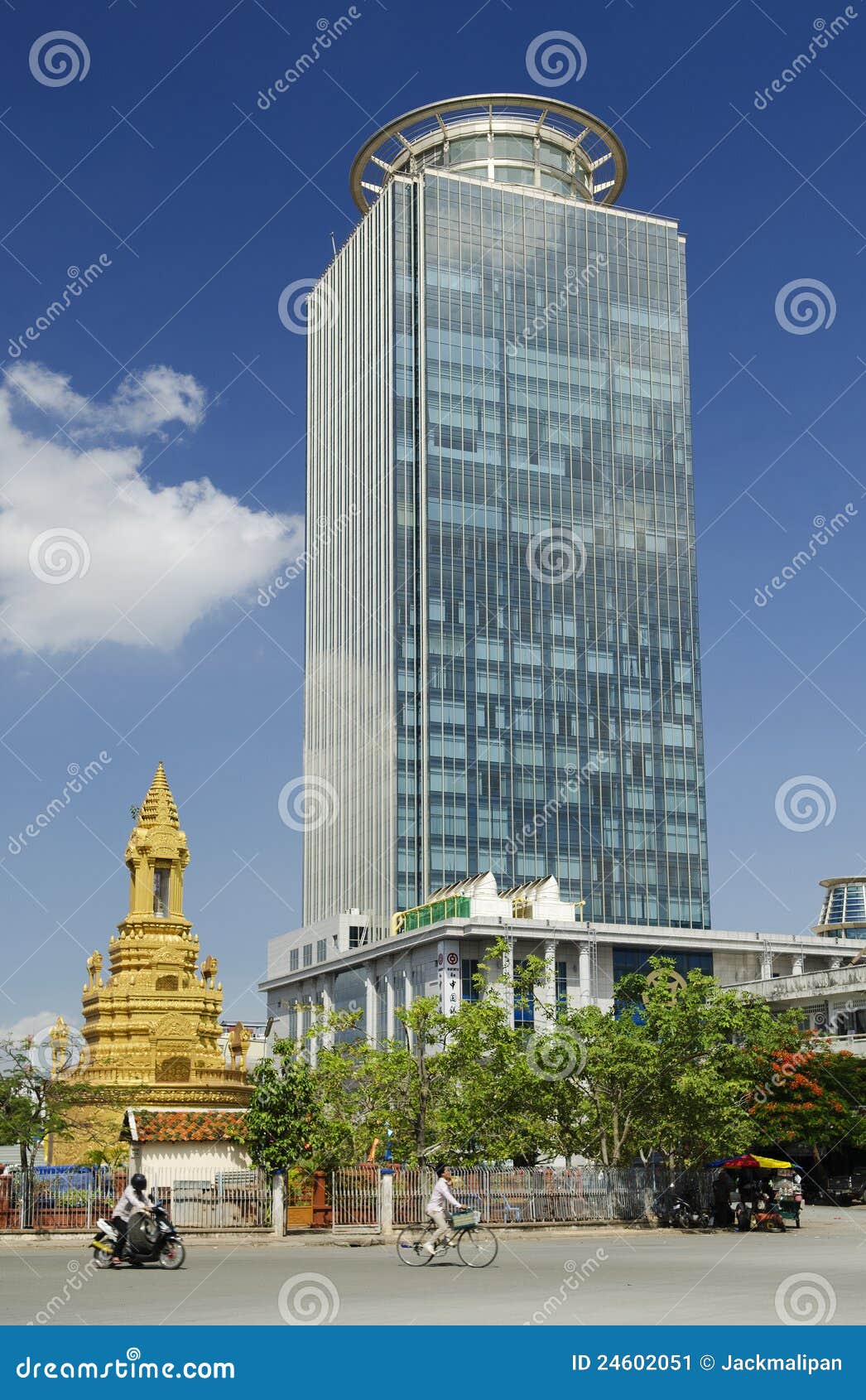 Modern Office Building Phnom Penh Cambodia Editorial Photo - Image of ...