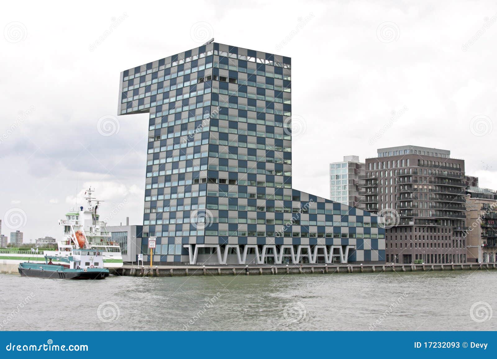 Modern Office Building in Rotterdam Netherlands Stock Image - Image of ...