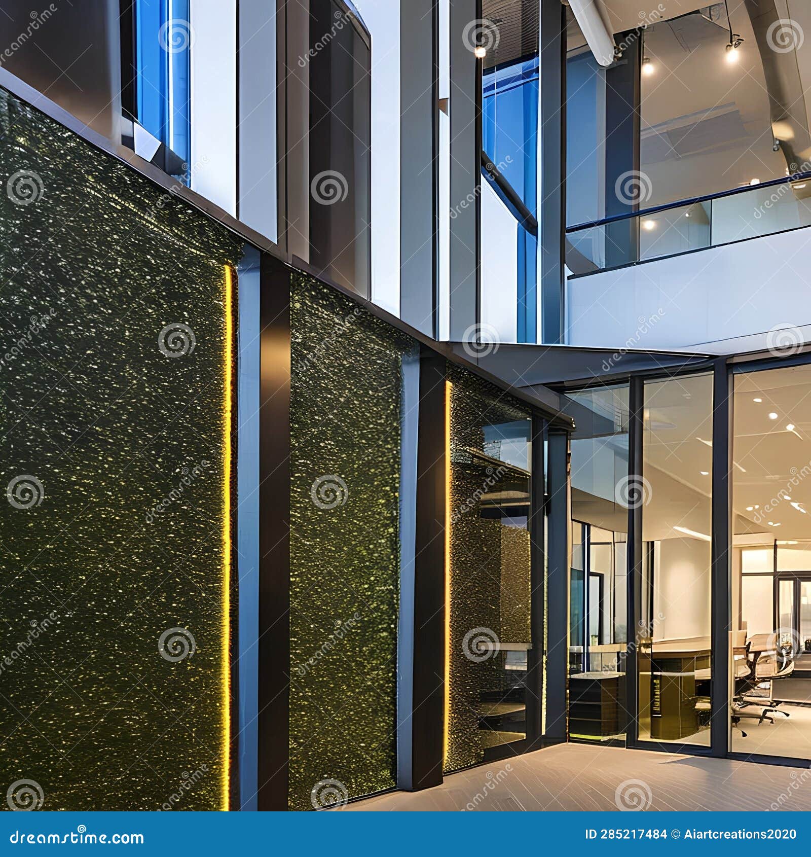 A Modern Office Building with a Smart, Energy-efficient Design ...