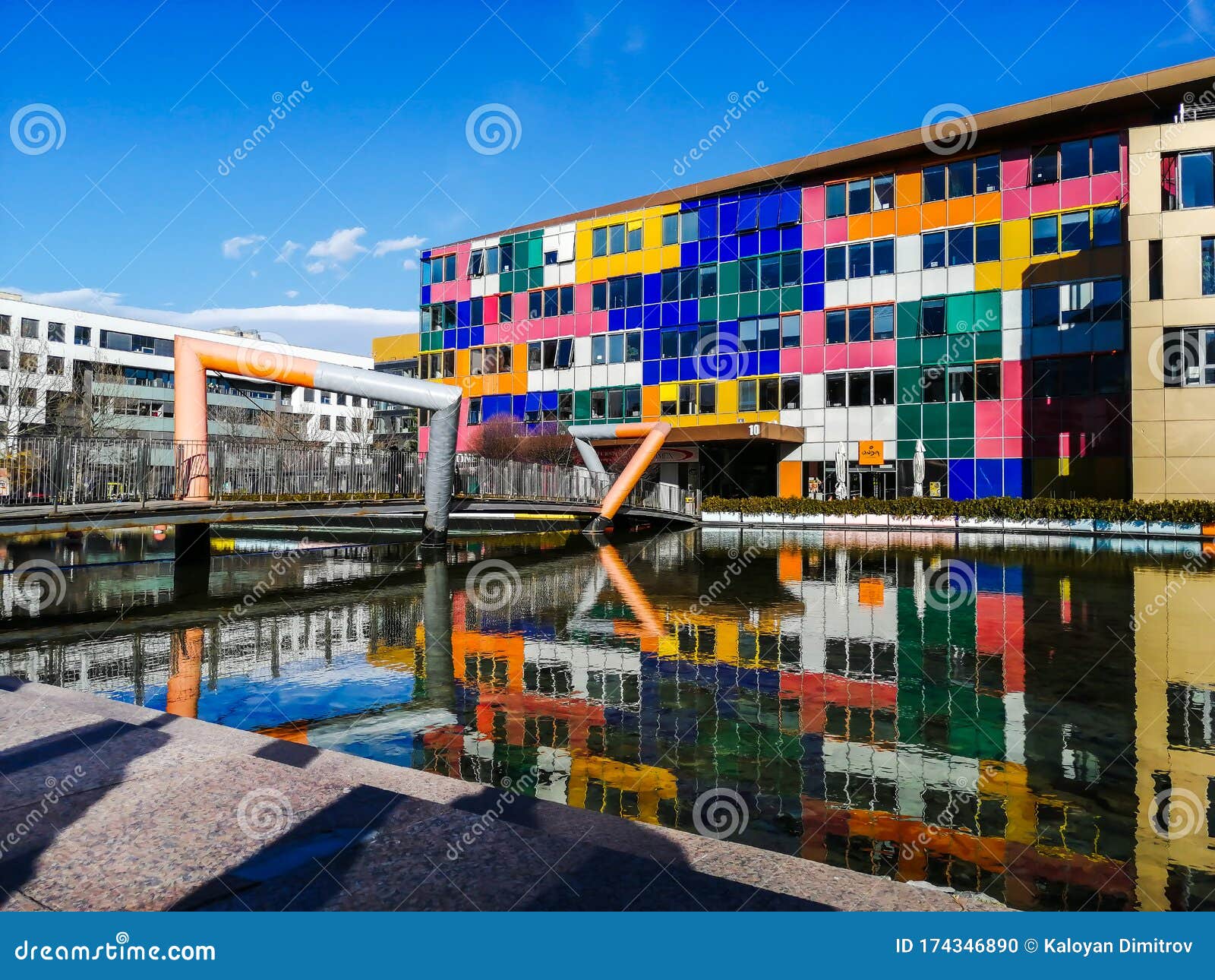 Modern Office Building in Sofia Bulgaria Stock Photo - Image of amazing ...