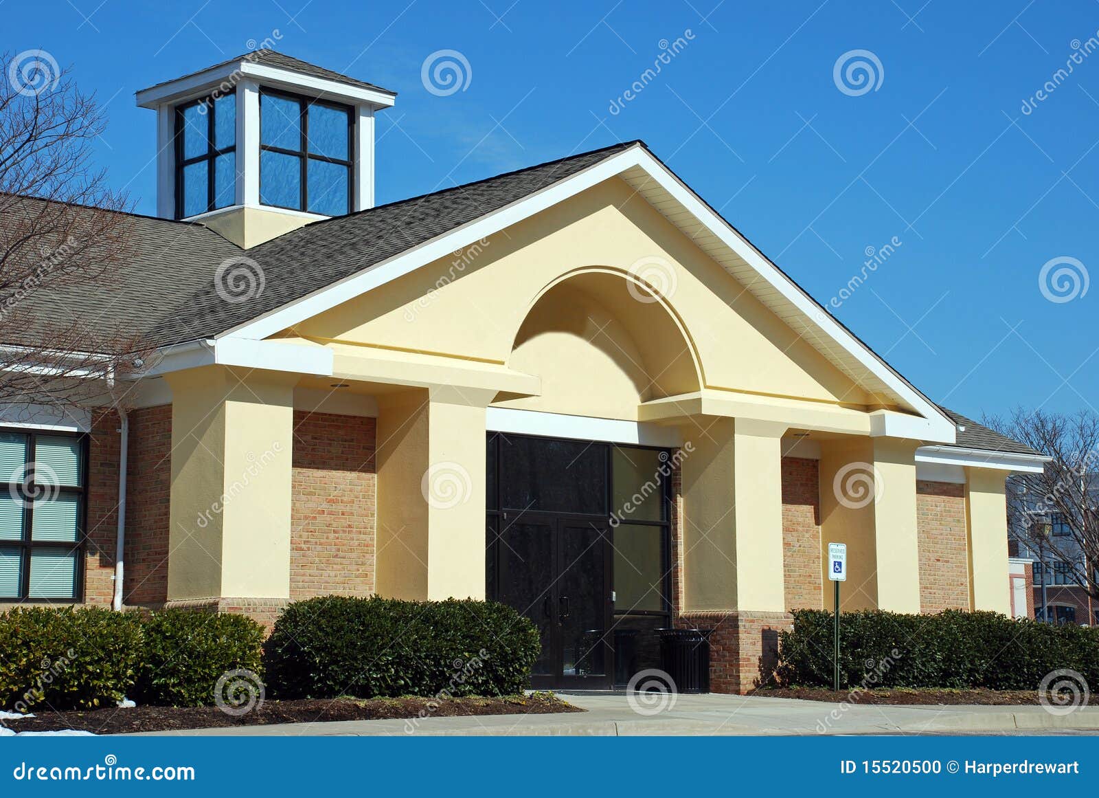 Modern Office Building Storefront Stock Photo - Image of business ...