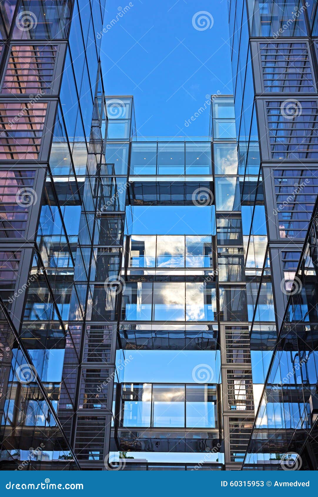 Modern Office Building in US Capital. Stock Image - Image of business ...