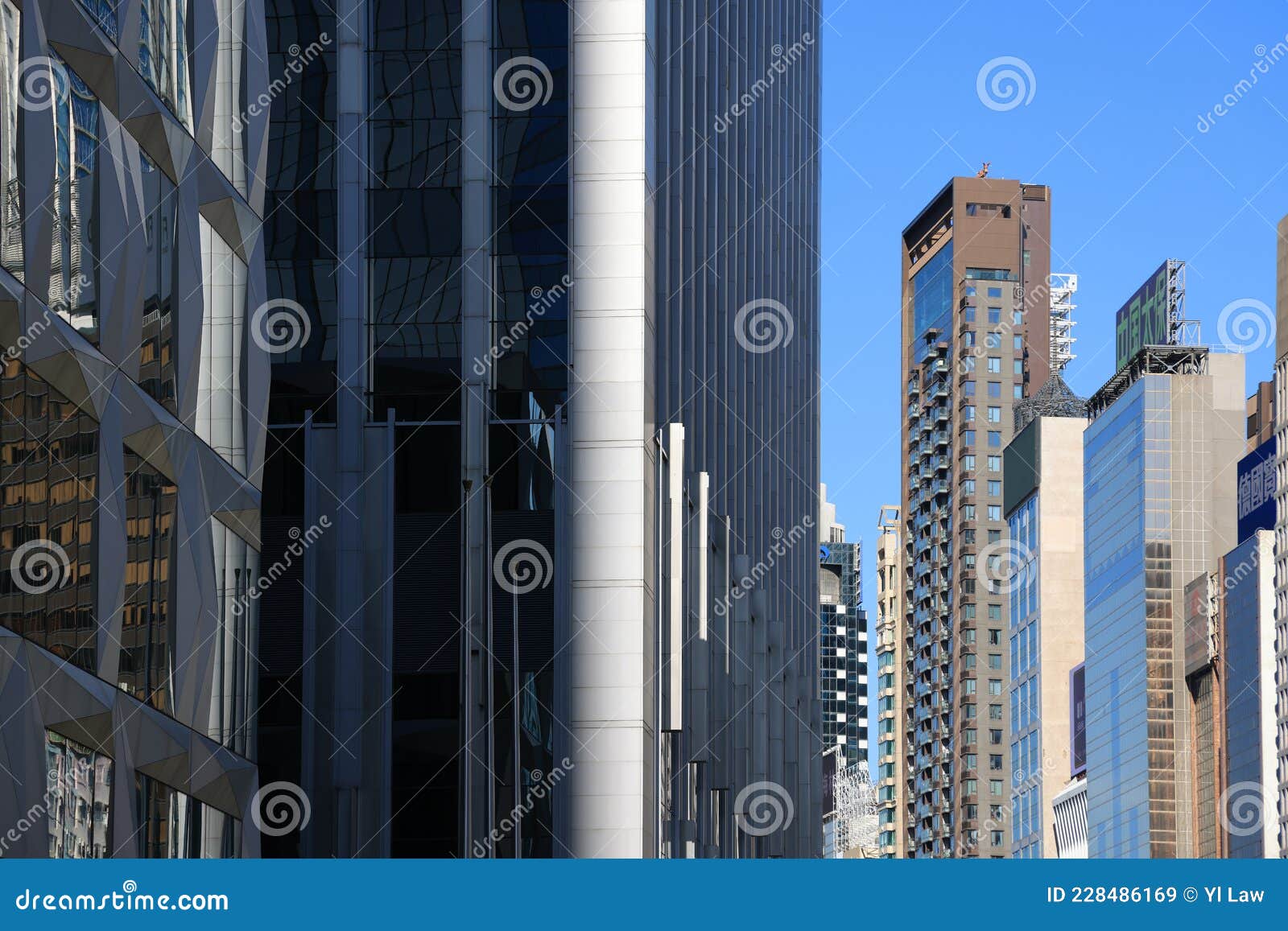 A Modern Office Building at Wan Chai, HK 22 Aug 2021 Editorial Stock ...