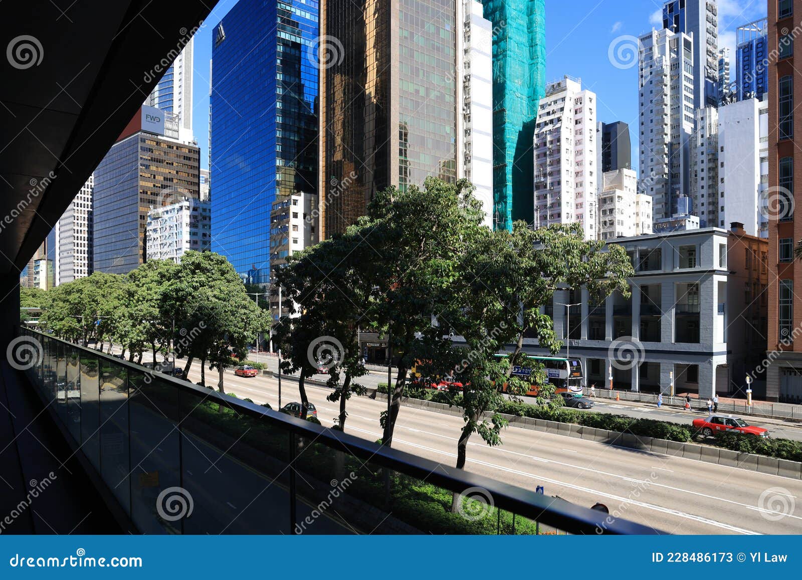 A Modern Office Building at Wan Chai, HK 22 Aug 2021 Editorial Stock ...