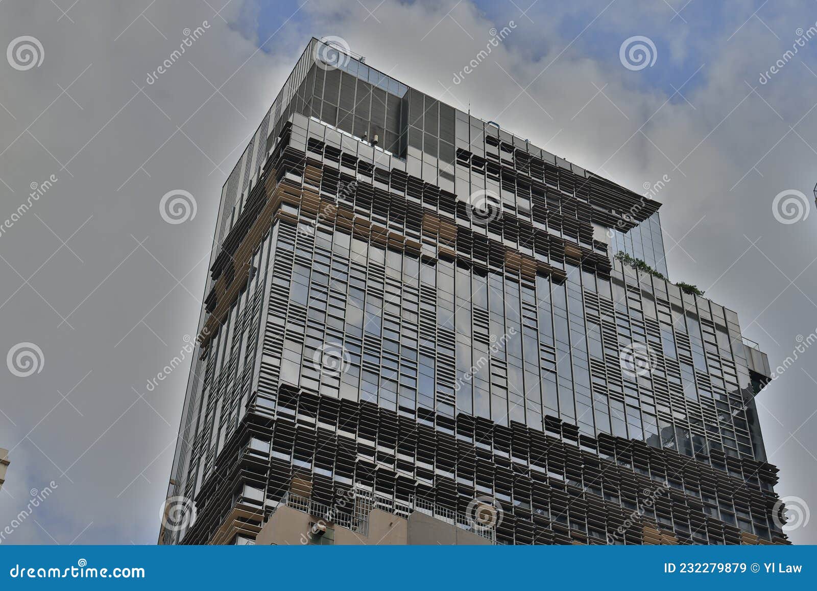 A Modern Office Building at Wan Chai, HK 14 Oct 2021 Editorial Stock ...