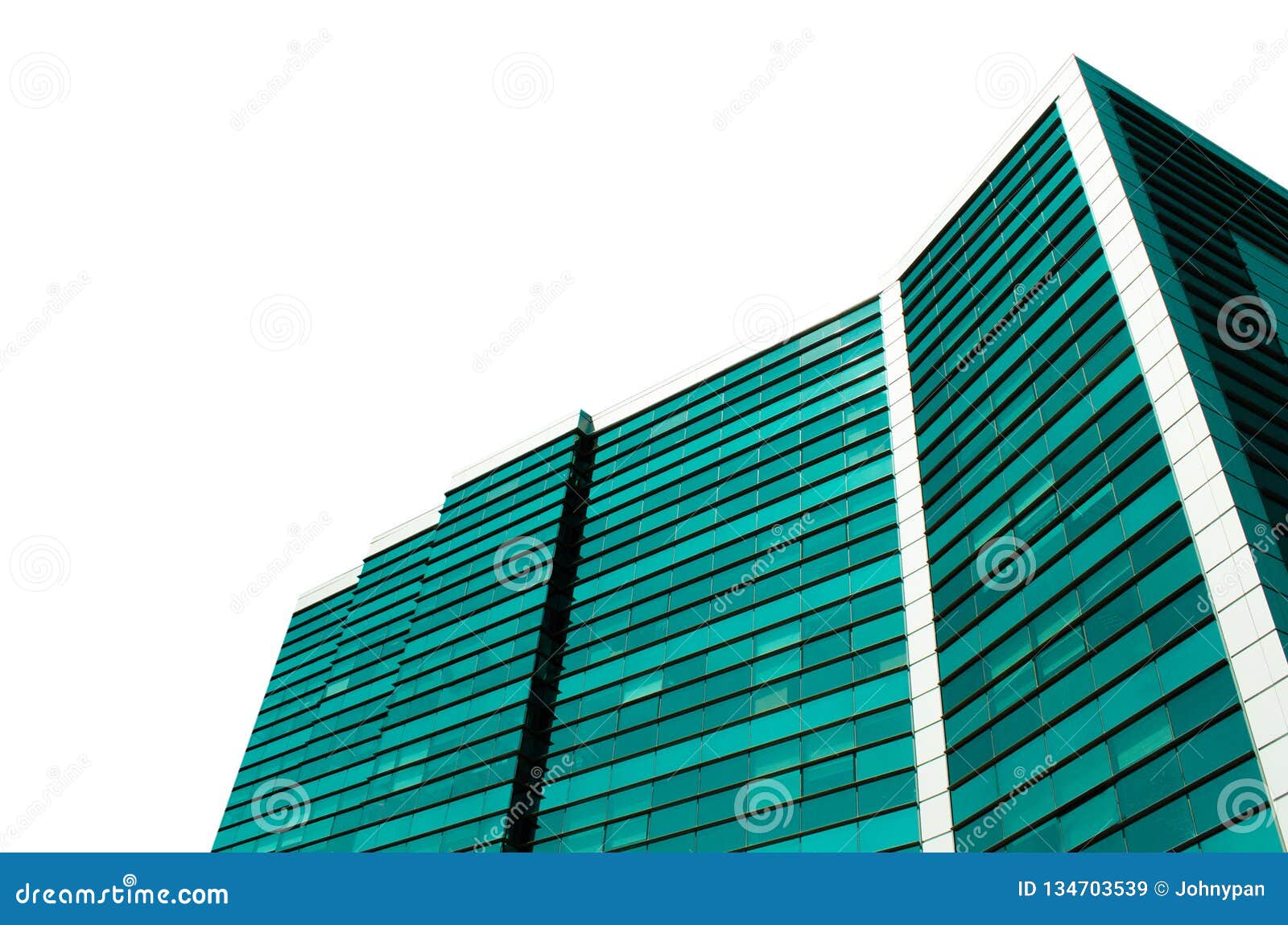 Modern Office Building and White Stock Image - Image of concept, office ...