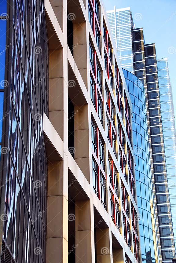 Modern office buildings stock image. Image of detail, cosmopolitan ...