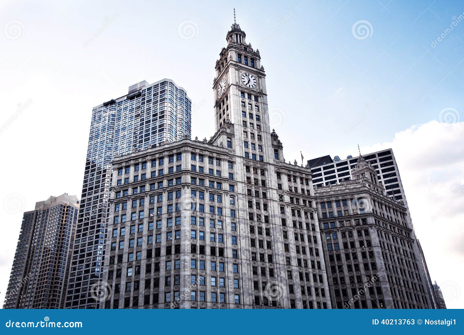 Modern Office Buildings. Bottom Up View Stock Image - Image of high ...