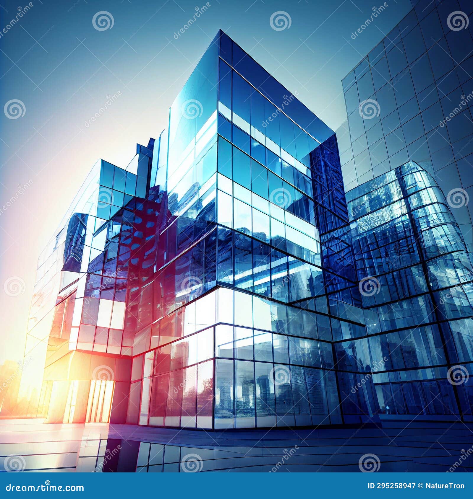 Modern Office Buildings Modern Office Building Stock Illustration ...