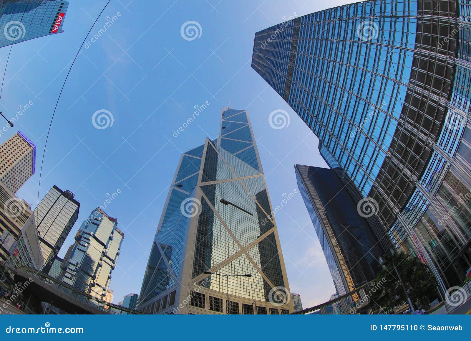 Modern Office Buildings in Central Hong Kong Editorial Image - Image of ...