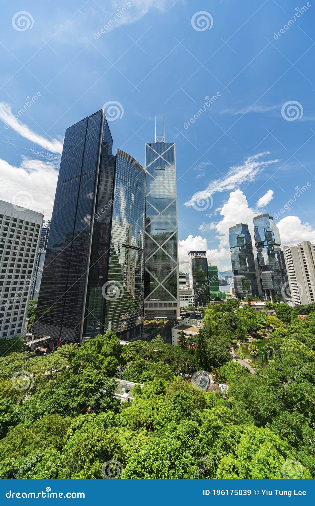 Modern Office Buildings in Hong Kong Stock Image - Image of office ...