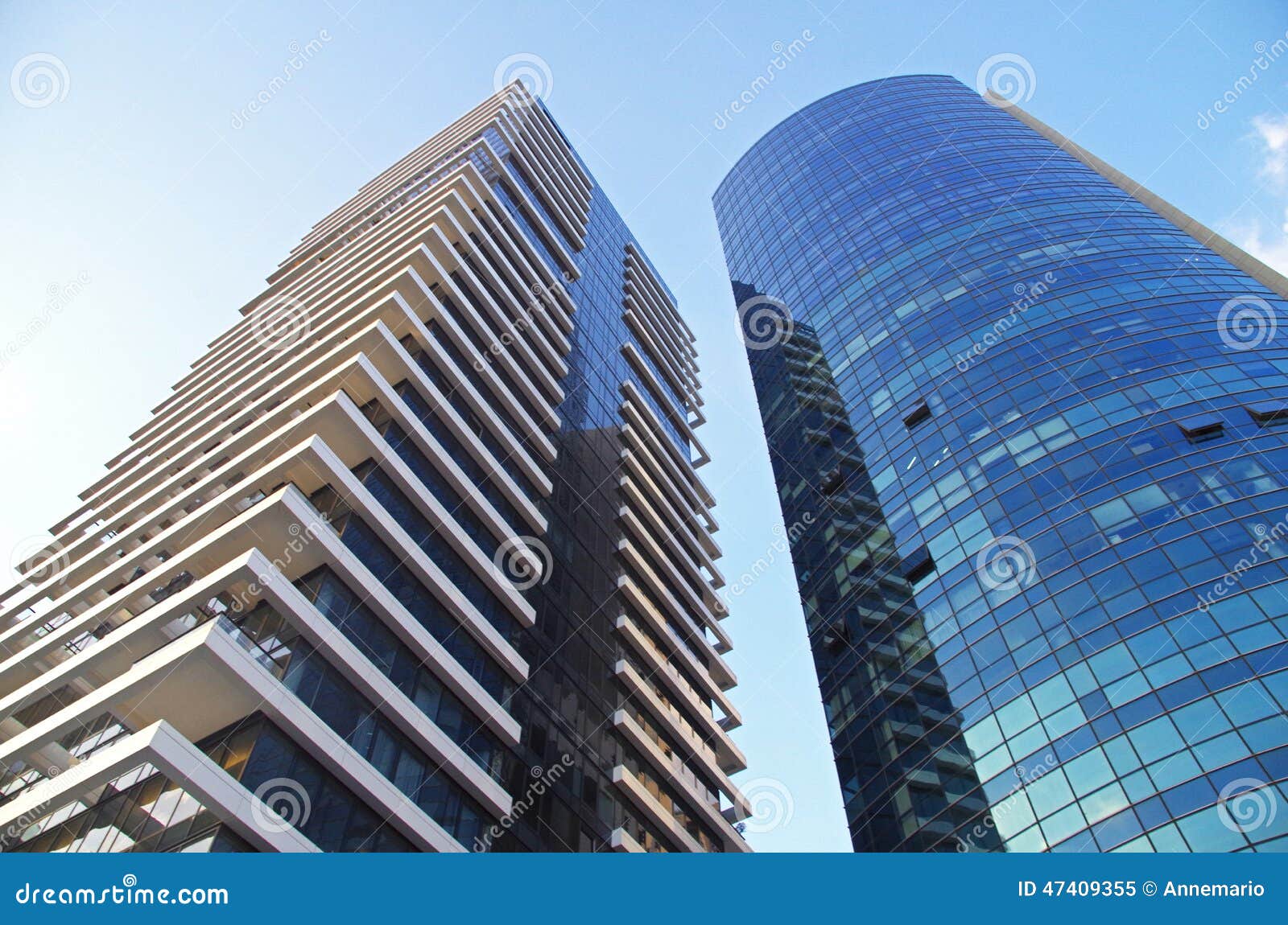Modern office buildings stock image. Image of office - 47409355
