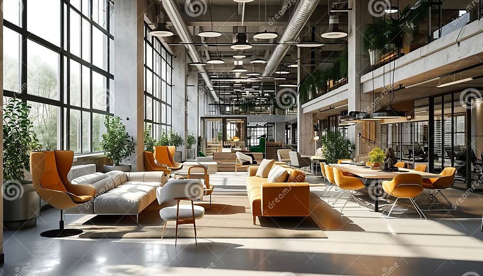 Modern Office with Comfortable, Collaborative Spaces Designed for ...