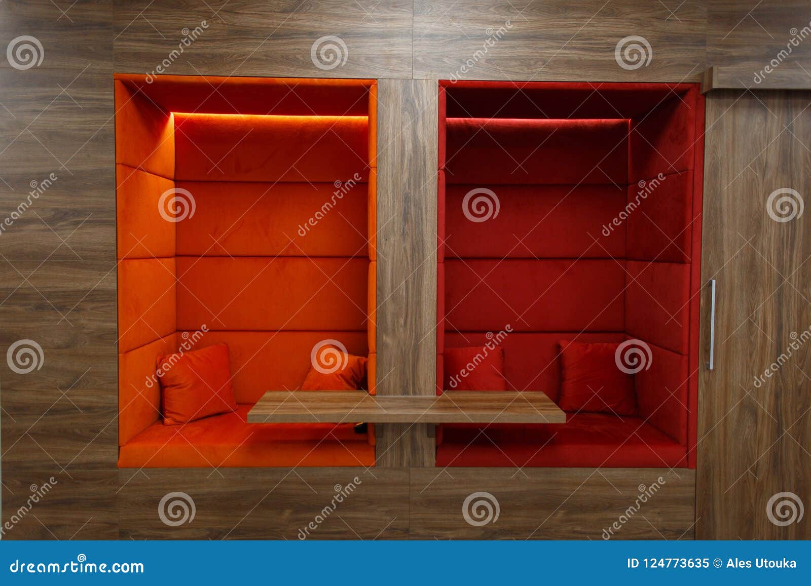 Modern Office. Comfortable Rest Area for Work Stock Image - Image of ...