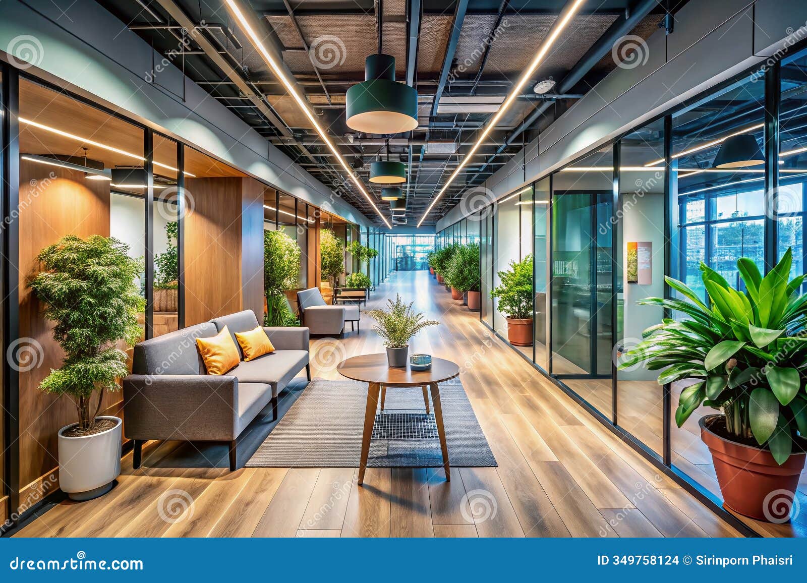 Inspiring Office Corridor Design Maximizing Natural Light Sleek ...