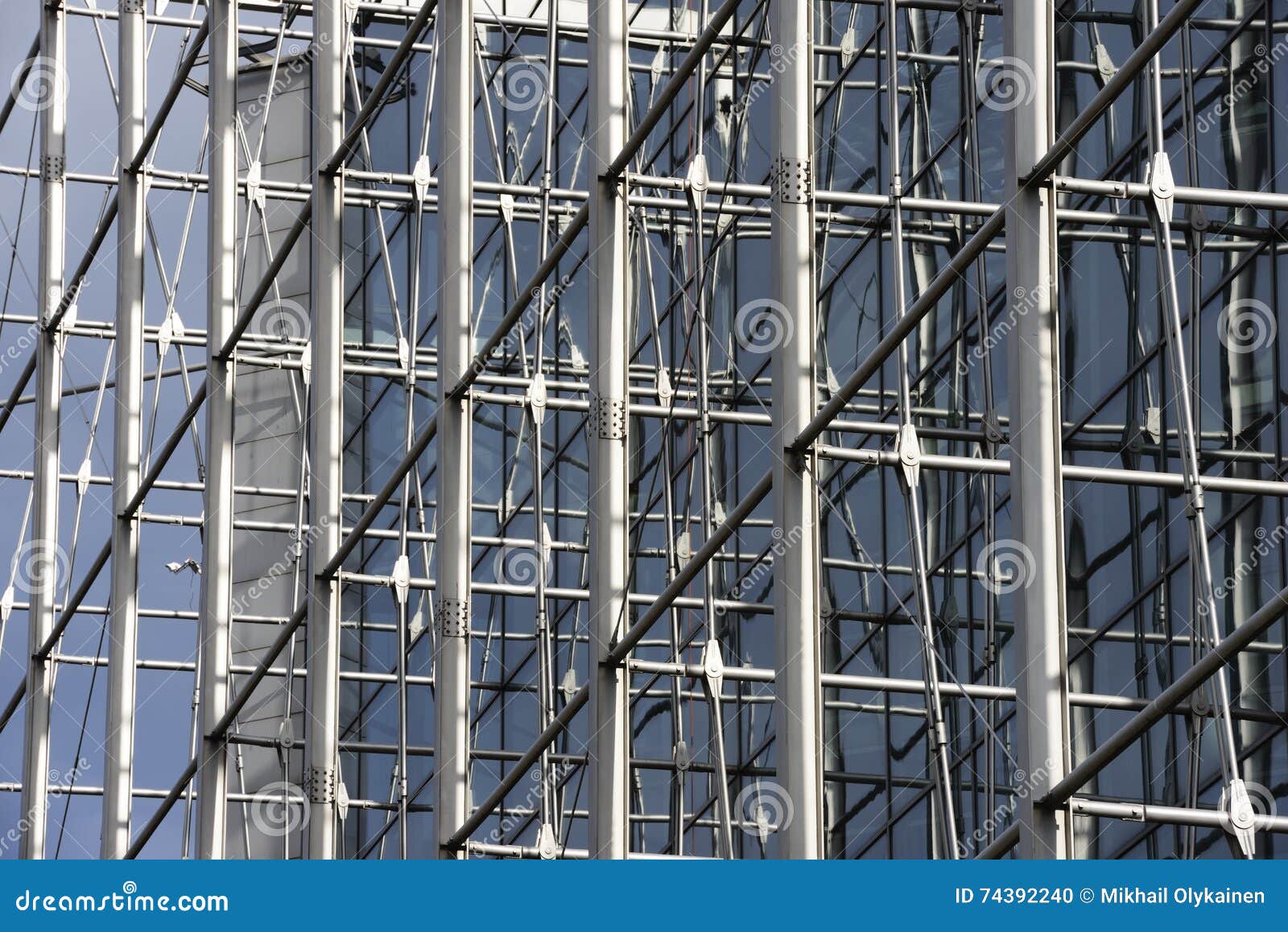 Modern Office High Rise Building Stock Photo - Image of shiny ...