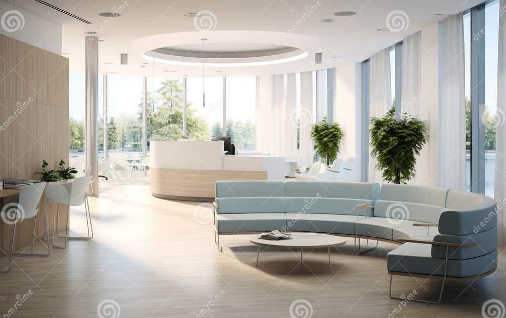 Modern Office Lobby Interior. 3d Rendering Mock Up Toned Image Stock ... Modern Office Lobby Interior. 3d Rendering Mock Up Toned Image Stock ...