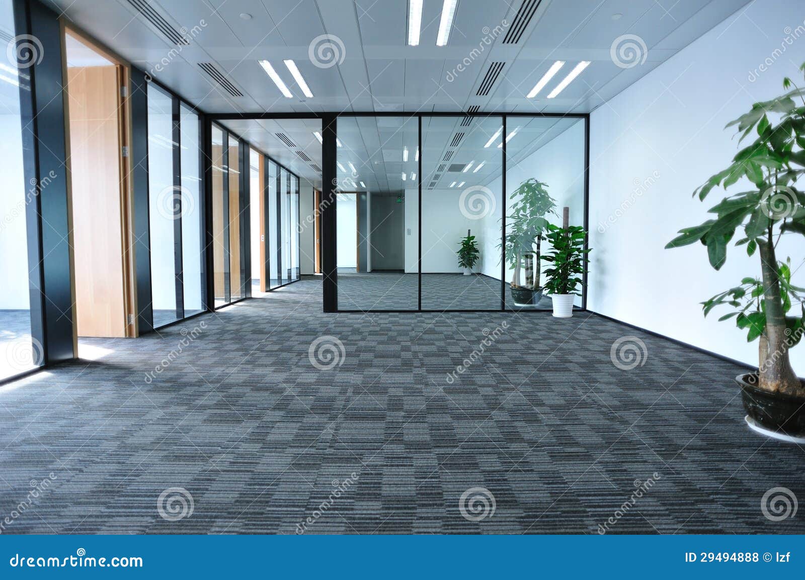 Modern office room stock photo. Image of room, green - 29494888