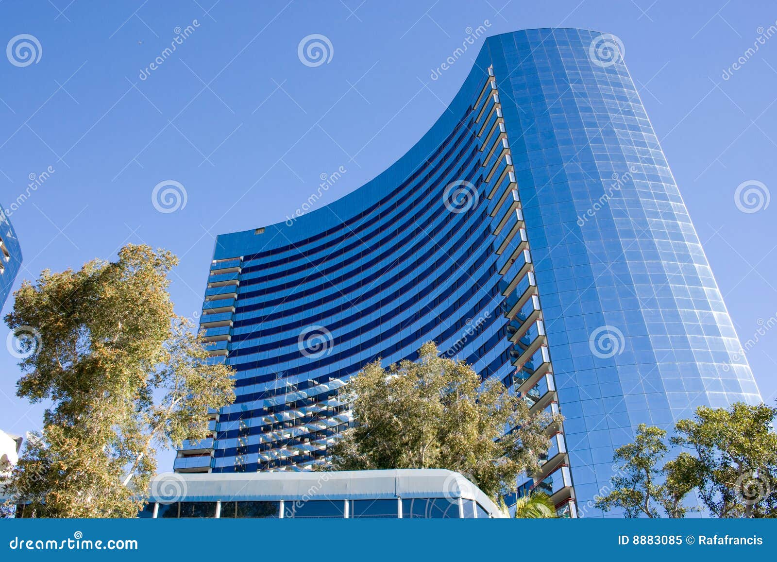 Modern office skyscraper stock image. Image of architecture - 8883085