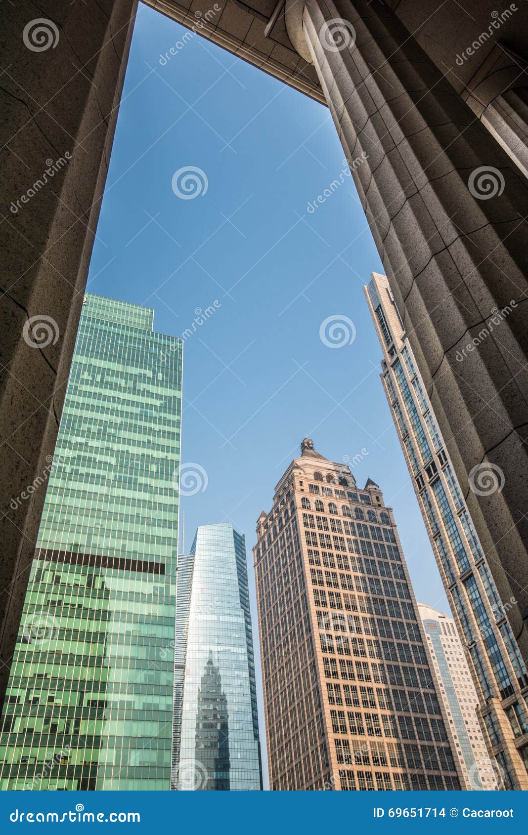 Modern office skyscraper stock photo. Image of office - 69651714