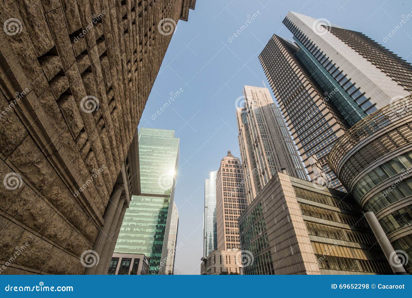 Modern office skyscraper stock photo. Image of exterior - 69652298