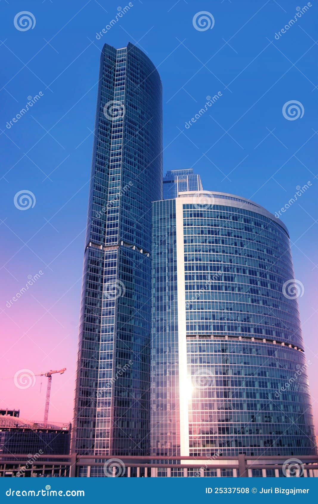 Modern office skyscrapers stock photo. Image of center - 25337508