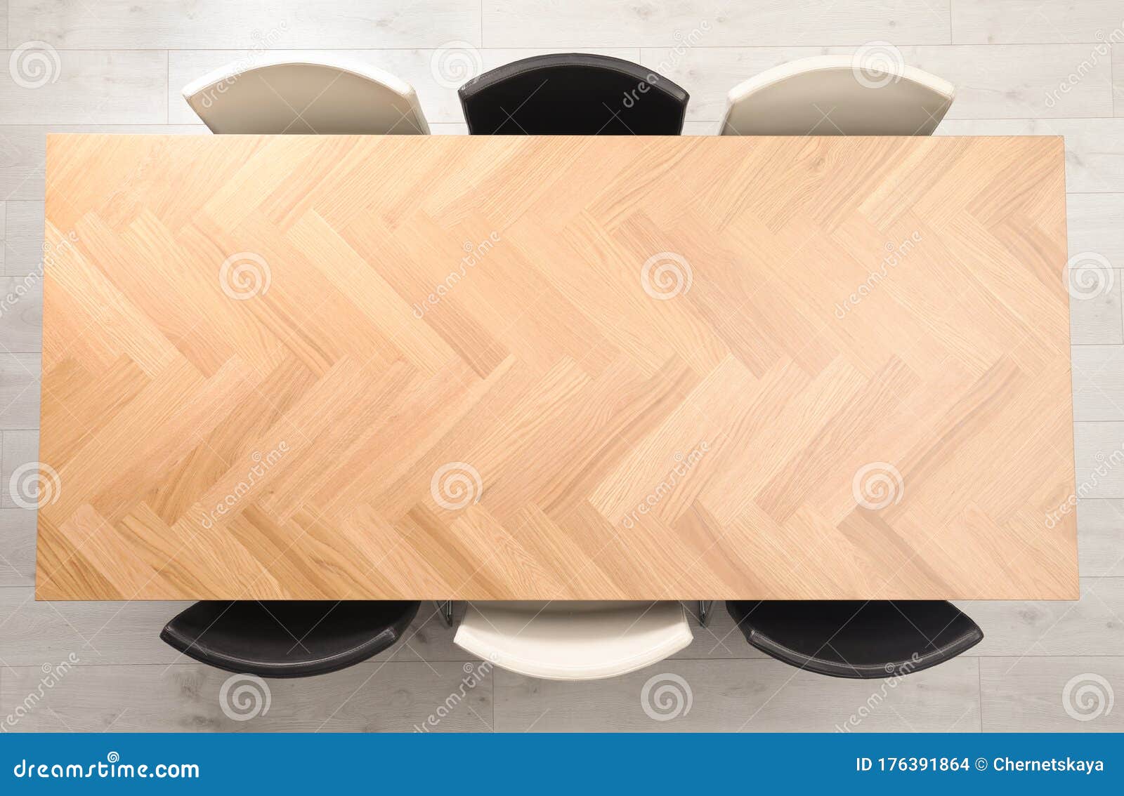 Modern Office Table with Chairs Stock Photo - Image of lifestyle, room ...