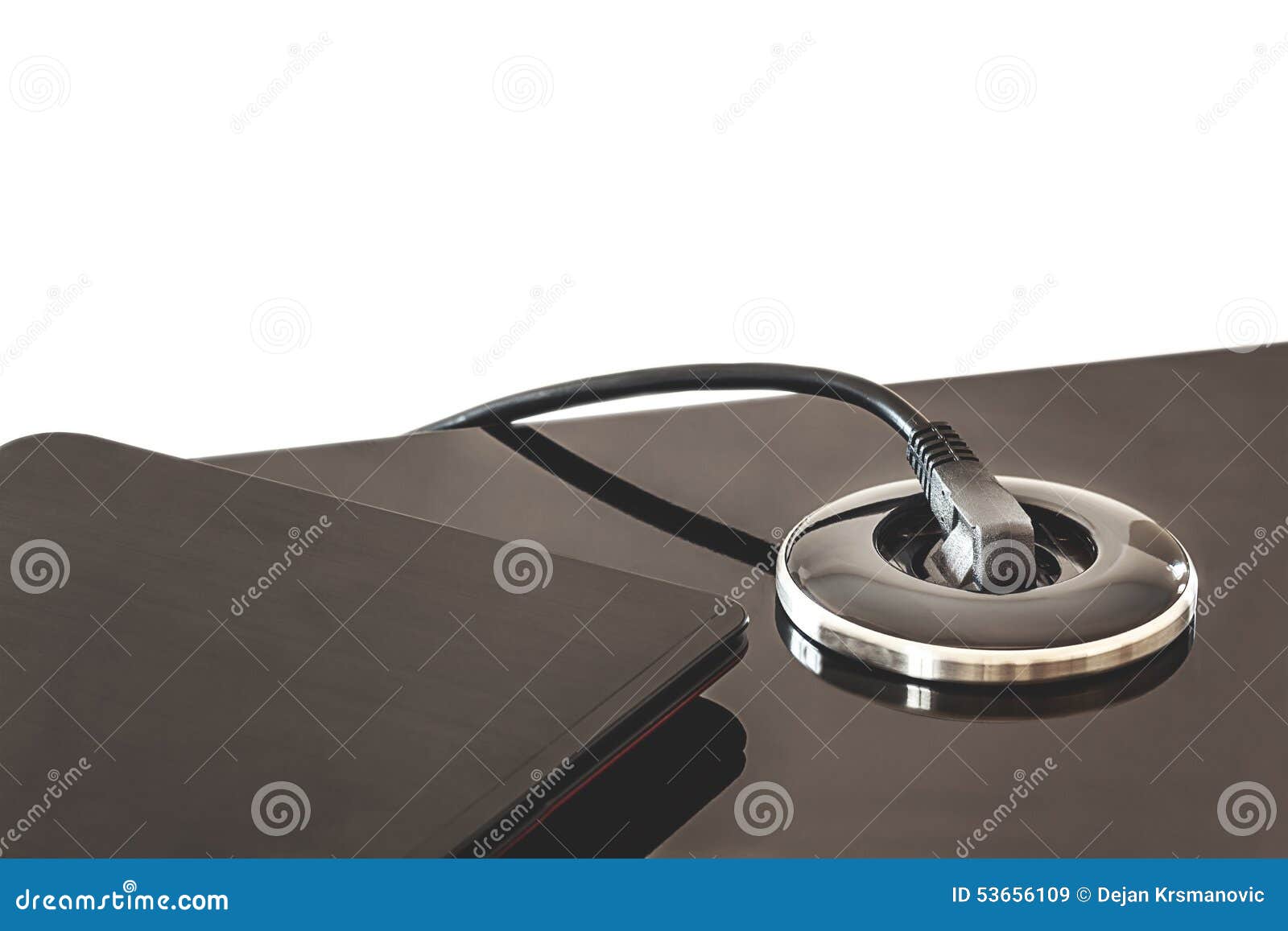 Modern Office Table stock image. Image of metal, concept - 53656109