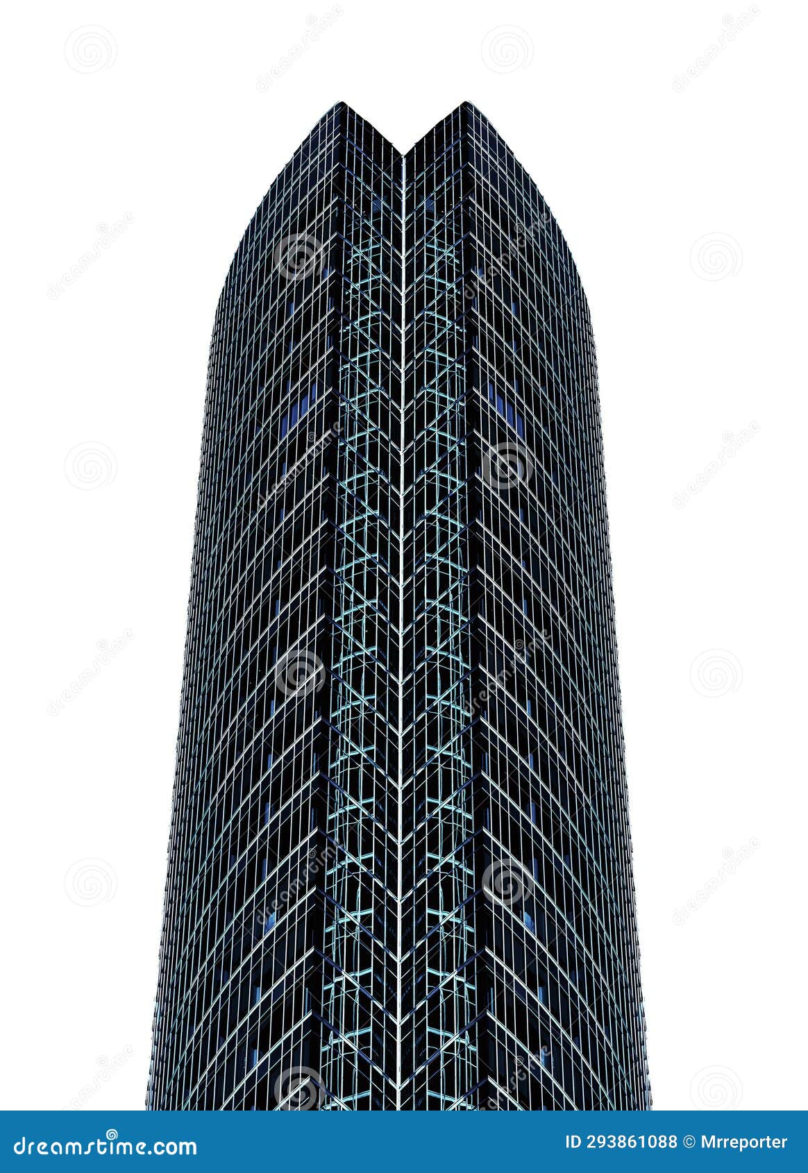 Modern Office Tower Building Stock Photo - Image of closeup ...