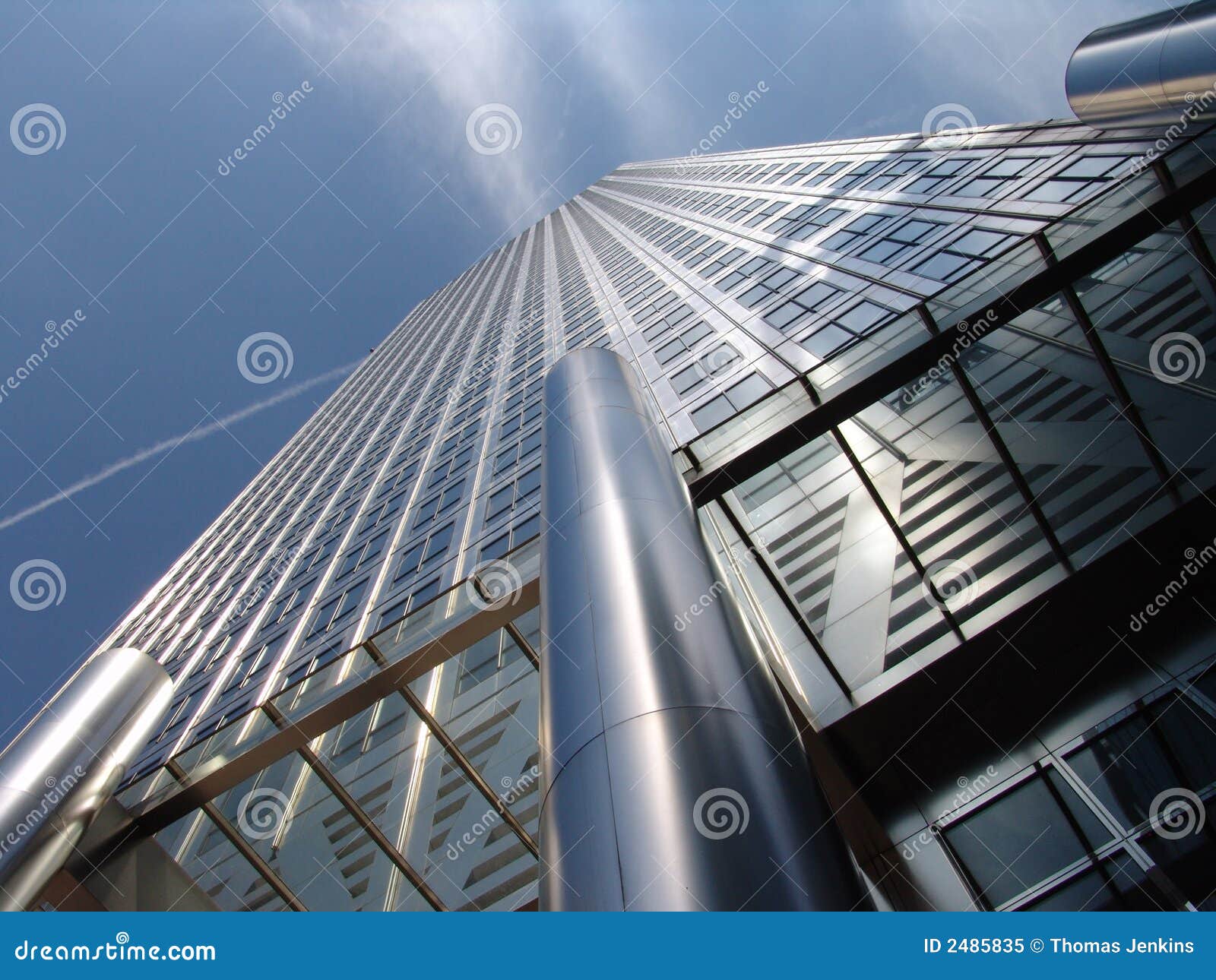 Modern Office Tower in London Stock Image - Image of design, dazzling ...