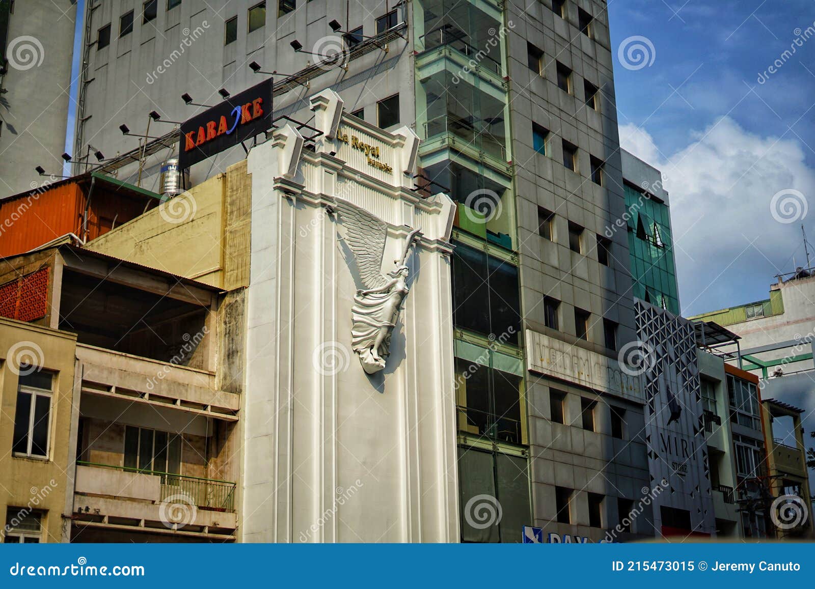 Modern and Old Buildings in HCMC Editorial Image - Image of ...