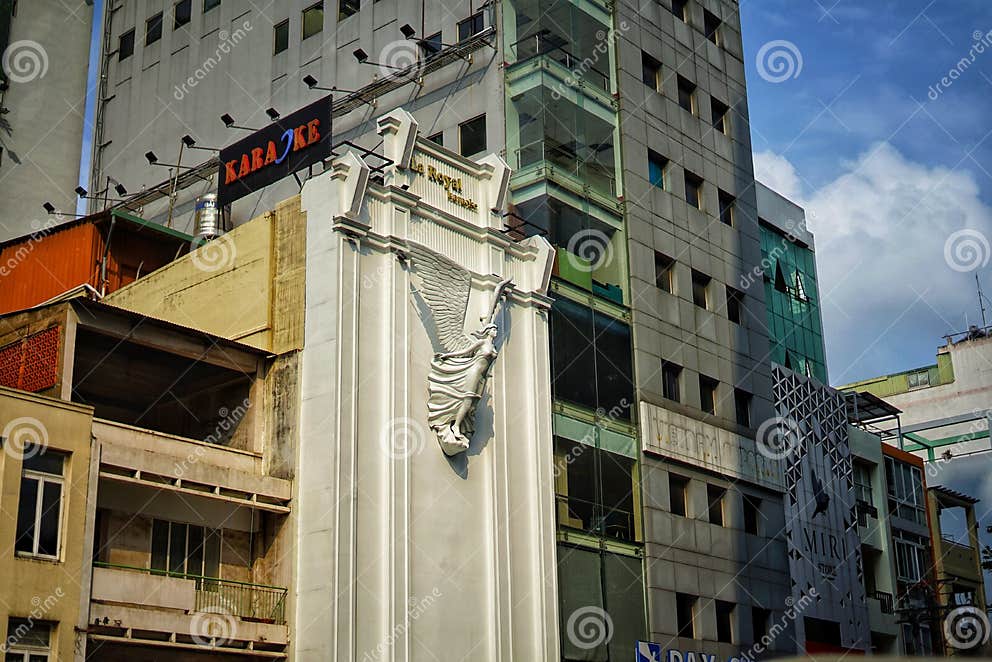 Modern and Old Buildings in HCMC Editorial Image - Image of ...