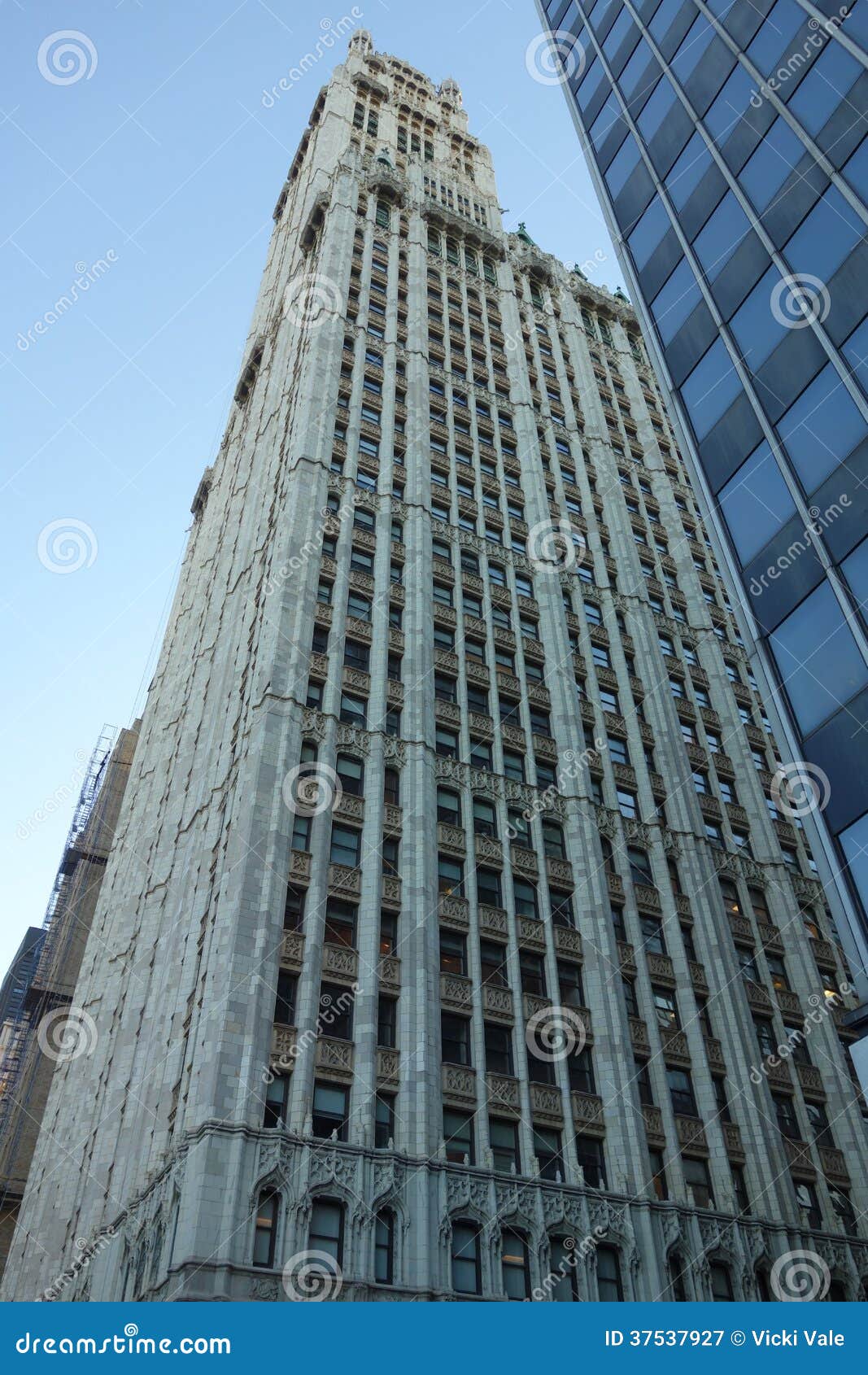Modern and Older Style Buildings. Stock Image - Image of architecture ...