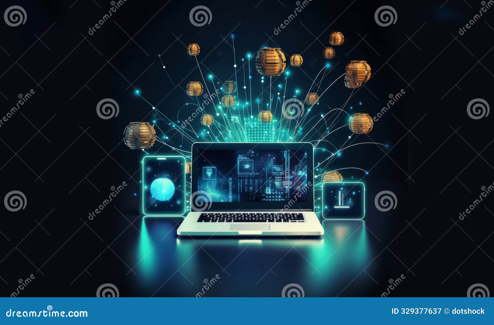 Modern Online Banking Interface Displayed on a Digital Screen.Generated ...