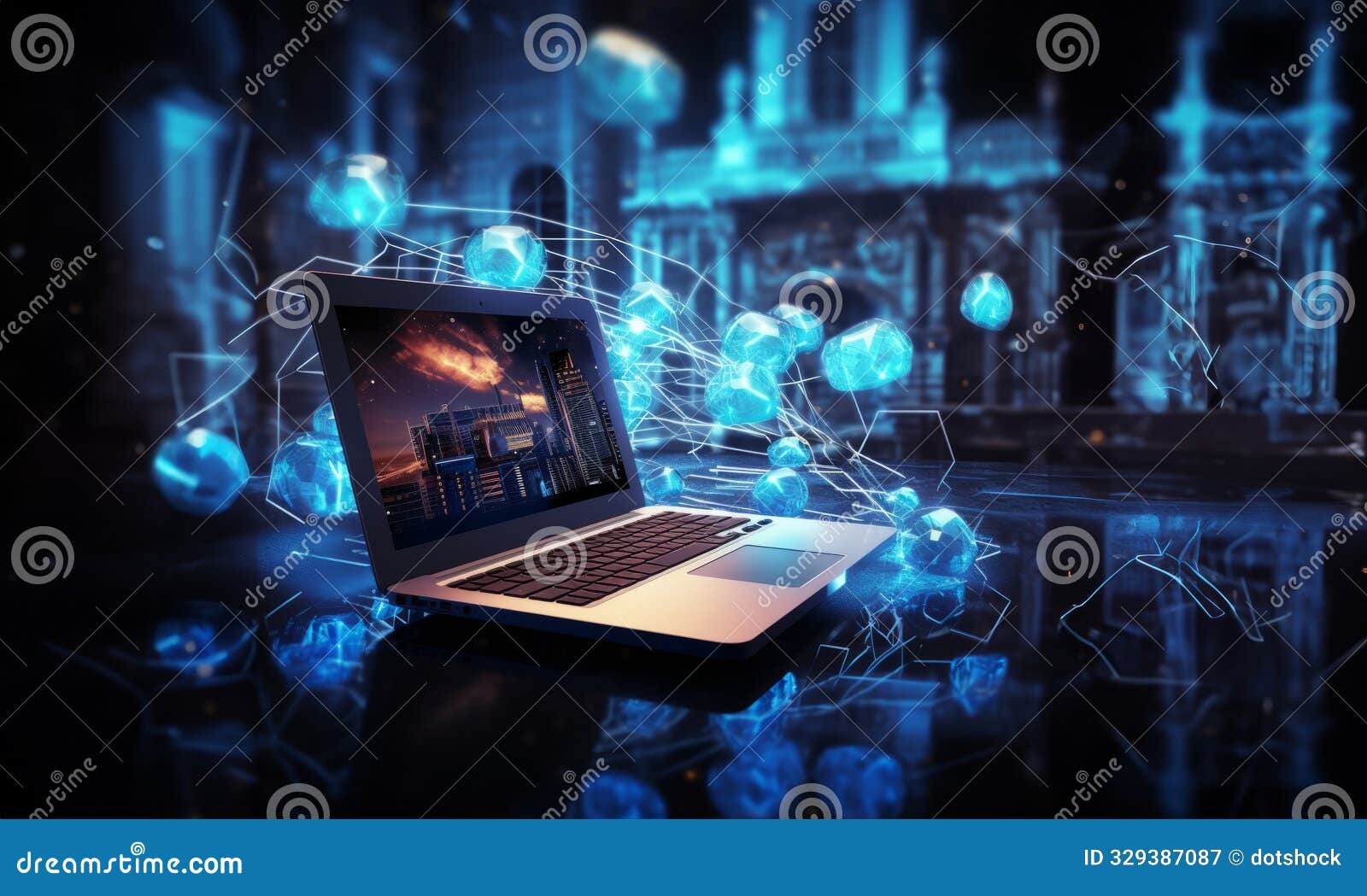 Modern Online Banking Interface Displayed on a Digital Screen.Generated ...