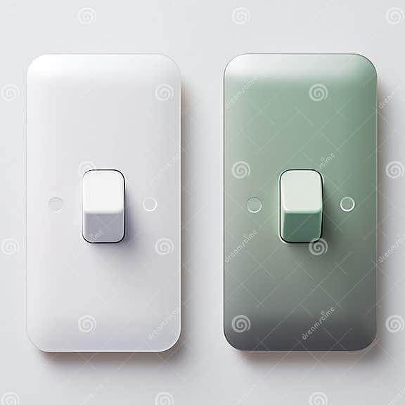 Modern Onoff Trapezoid Toggle Switch Design, Ai Generated Stock ...